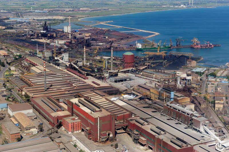 Steelworks stock image. Image of melting, workers, environment - 35656519
