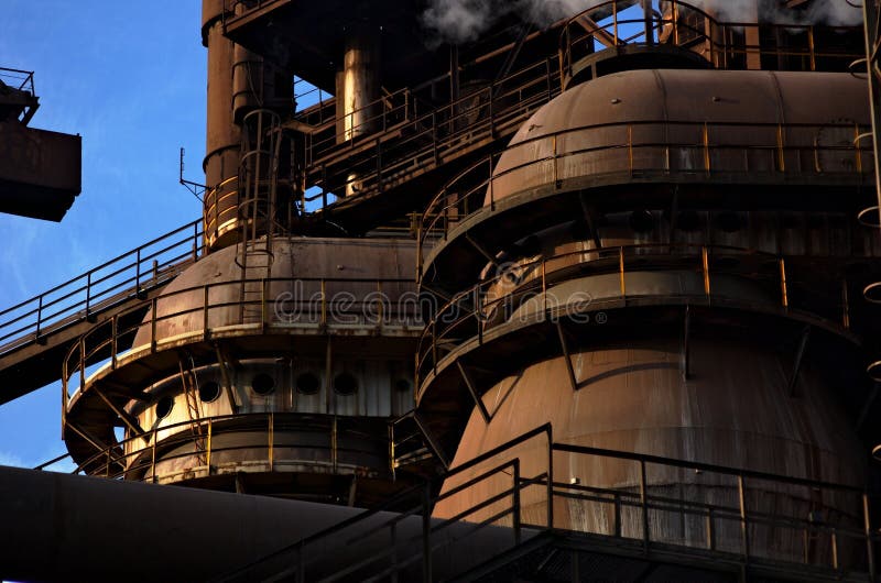 Steelworks stock photo. Image of plant, industry, production - 7428356