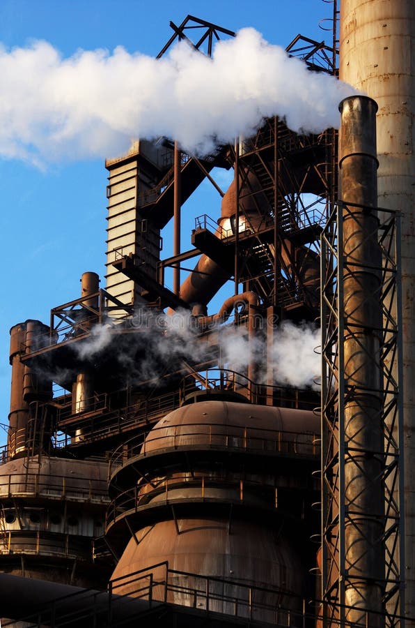 Steelworks stock image. Image of melting, workers, environment - 35656519