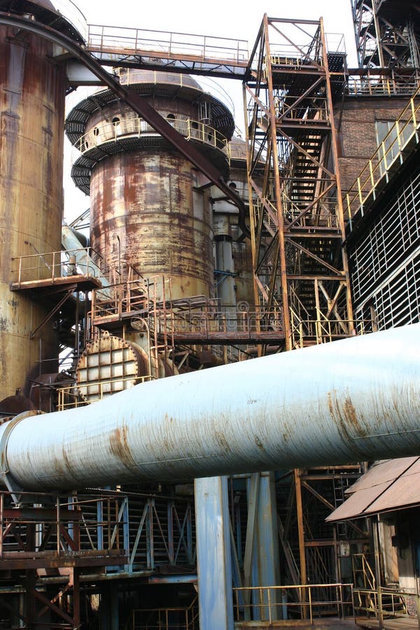 Steelworks Vitkovice stock image. Image of shapes, manufacturing - 3752321
