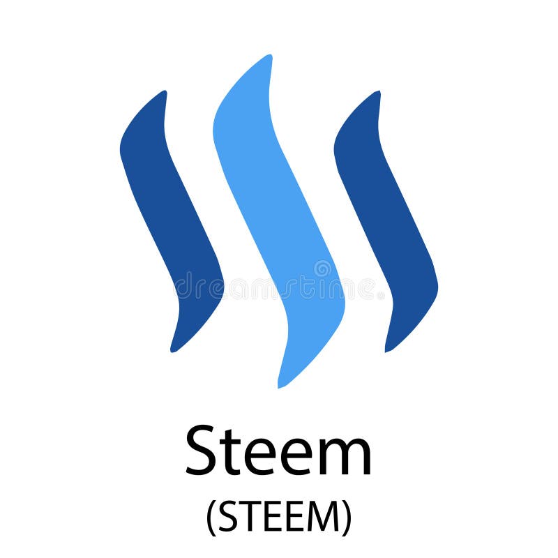 Steem Cryptocurrency Symbol Stock Vector - Illustration of business ...