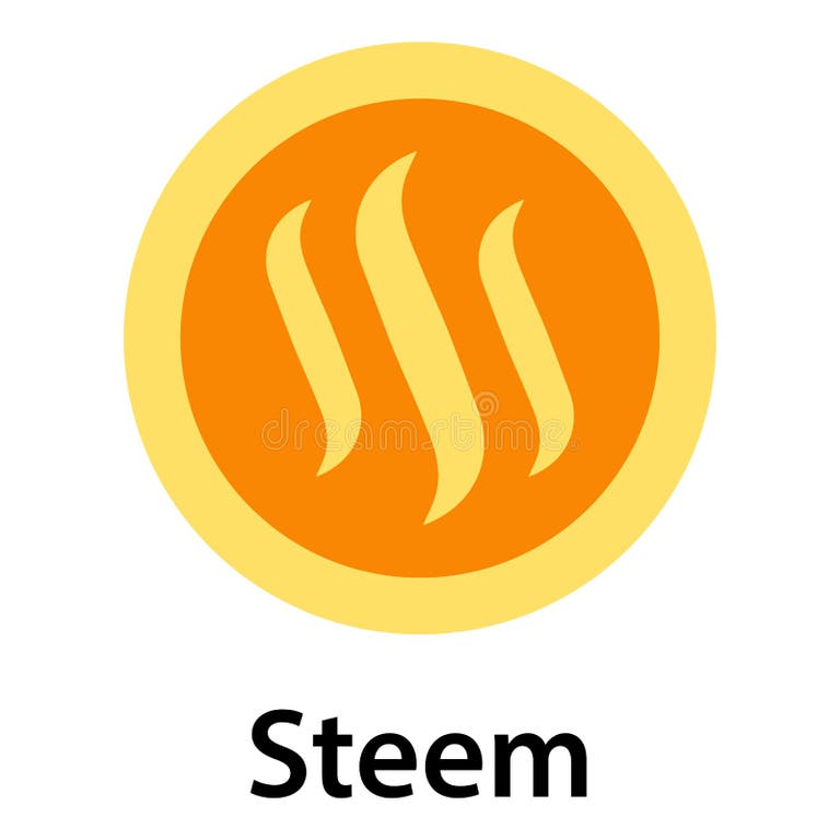 Steem icon, flat style editorial photo. Illustration of anonimous ...