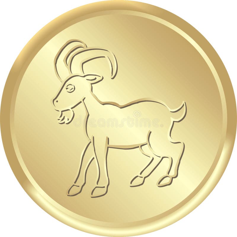 Steenbok vector illustratie. Illustration of vector, klem - 2534906