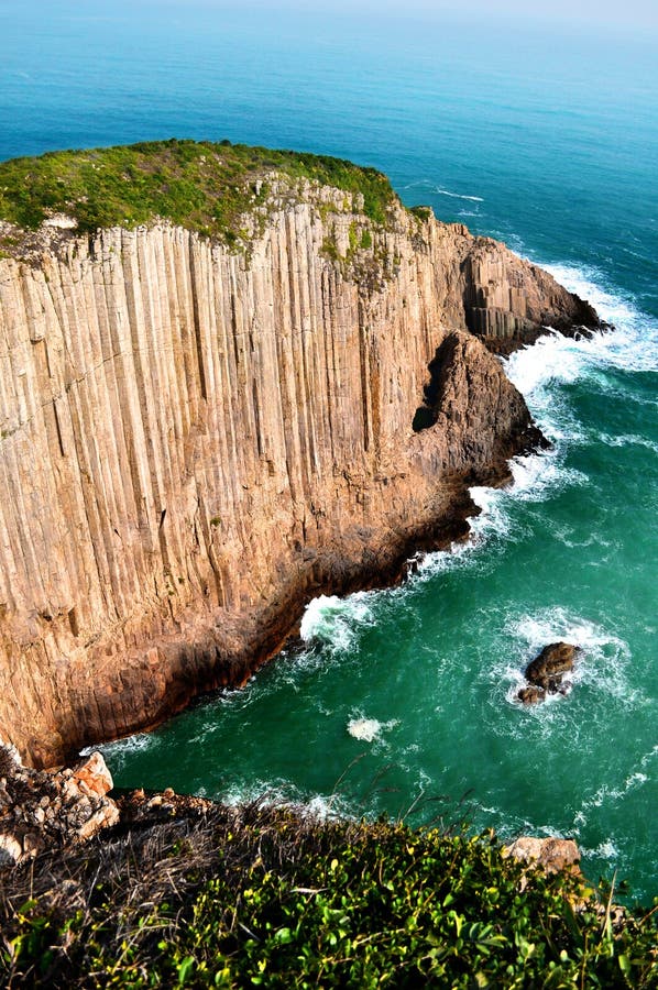 Steep cliff sea stock photo. Image of backdrop, coast - 15853880