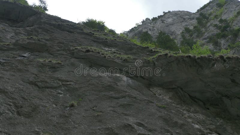 Steep Cliff Wall stock video. Video of climber, fall - 71021759