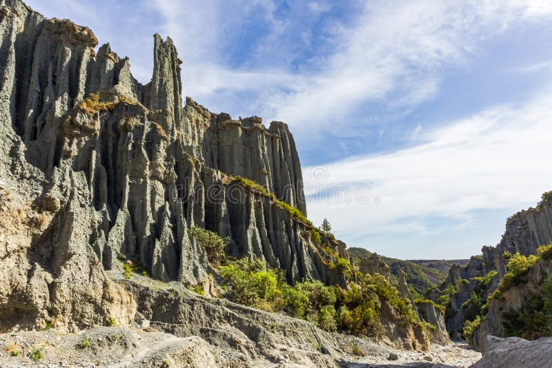 Steep Cliffs of North Island, New Zealand Stock Photo - Image of hill ...