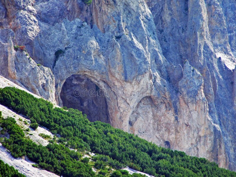 Steep Cliffs and Sharp Rocks on the Gamsgrat Alpine Mountain - Malbun ...