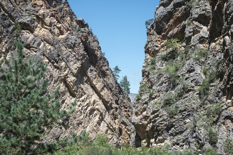 Steep dry rocks stock photo. Image of nature, rocks - 290663116