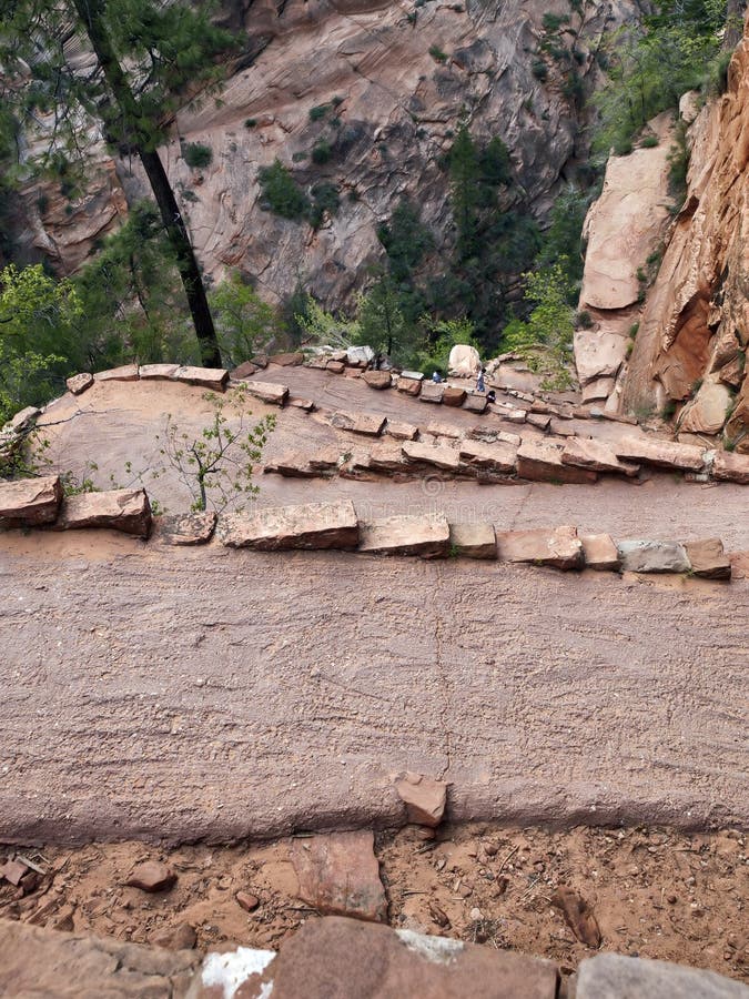 Steep Hiking Path Above Treeline on Mount Olympus, Greece Stock Image ...