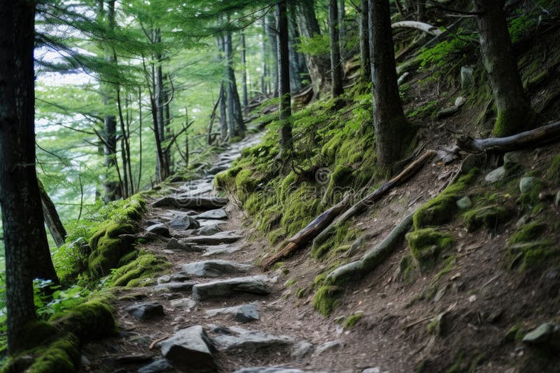 Steep Hiking Path on Mount Olympus, Greece Stock Photo - Image of ...