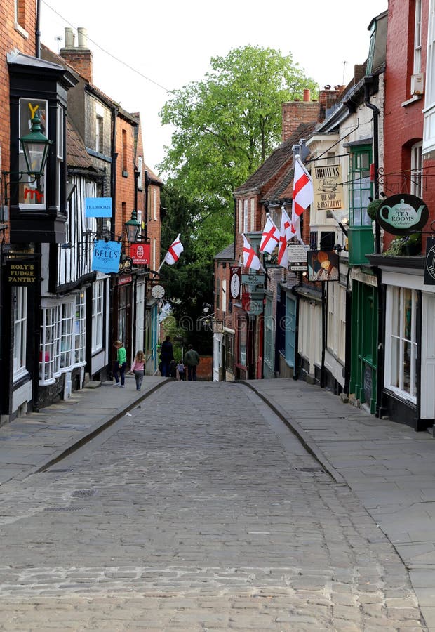 Steep hill lincoln editorial stock photo. Image of early - 40398828