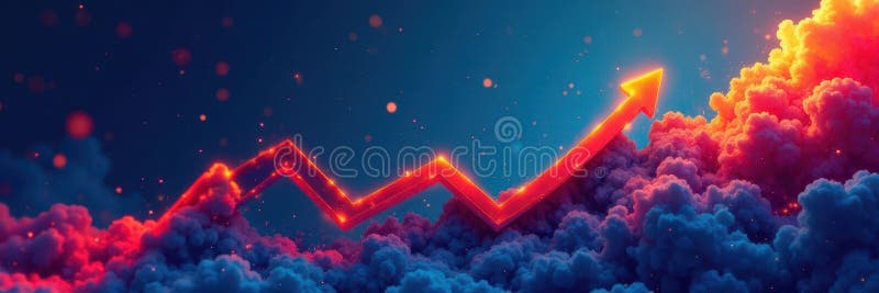 Steep Incline of Dollar Symbol Graph Illustration , High, Increase ...