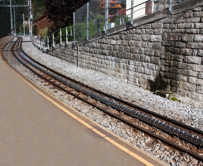 Steep railway track stock photo. Image of power, train - 27257004