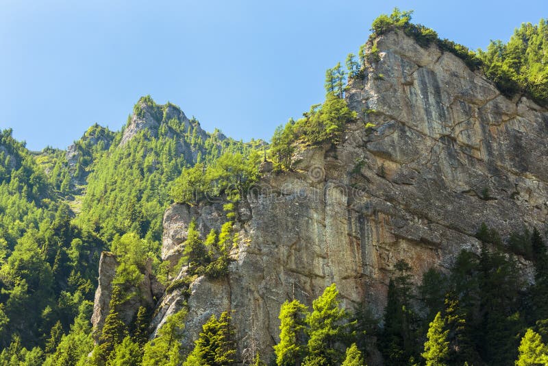 Steep rocky mountain slope stock image. Image of mountaineering - 36074973