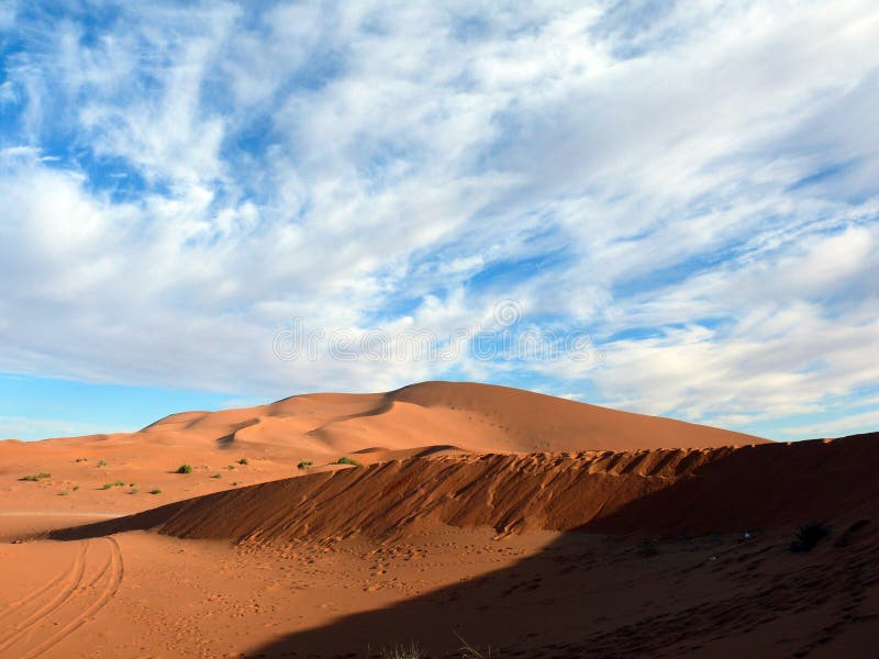 Steep Slopes of Sahara Desert Dunes Stock Image - Image of desert, dune ...