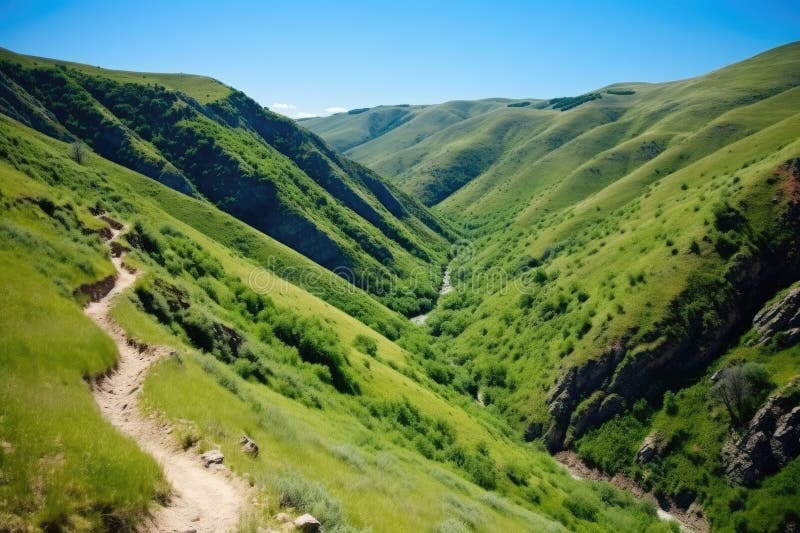 Switchback hiking trail stock photo. Image of hiking - 47869168