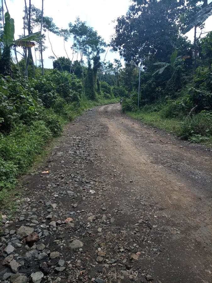 Steep Uphill Street in El Sauzal - Santa Cruz De Tenerife Stock Photo ...