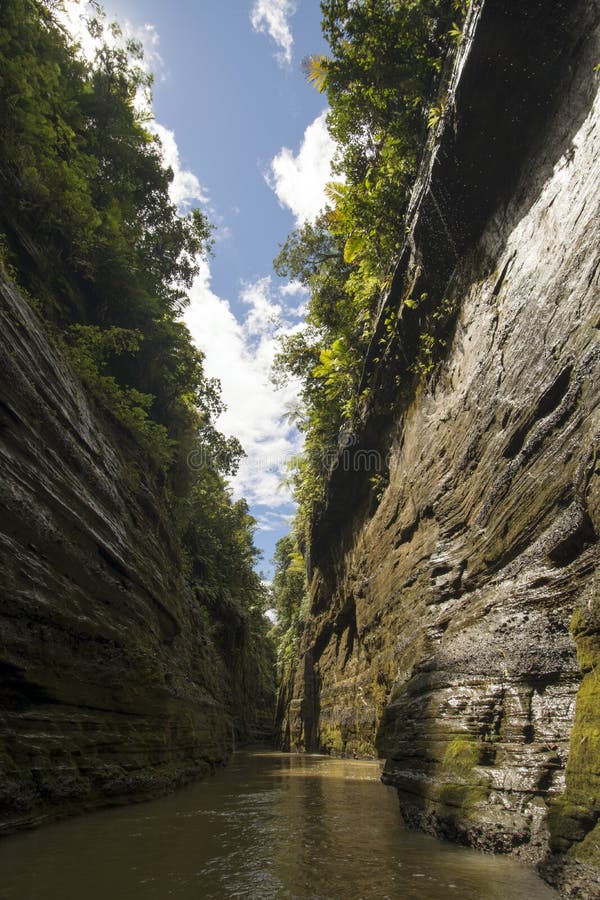 Steep Walls of a River Canyon Stock Photo - Image of fiji, steep: 62871932