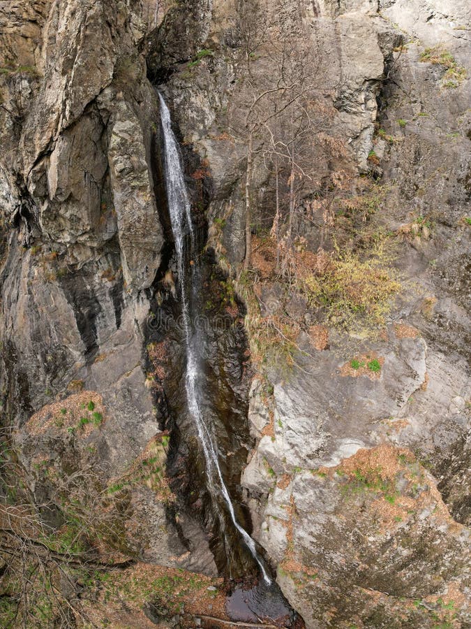 Steep Waterfall stock photo. Image of flowing, mountain - 270091010