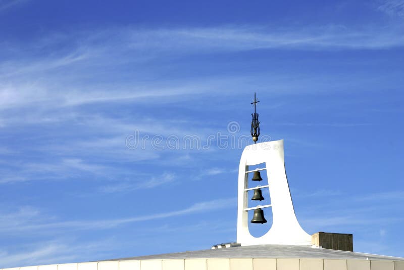 Steeple with bells stock image. Image of steeple, modern - 1712067