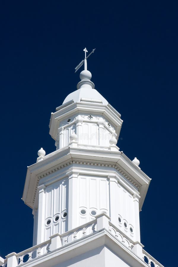 Steeple on St. George Utah Temple Stock Photo - Image of spirituality ...