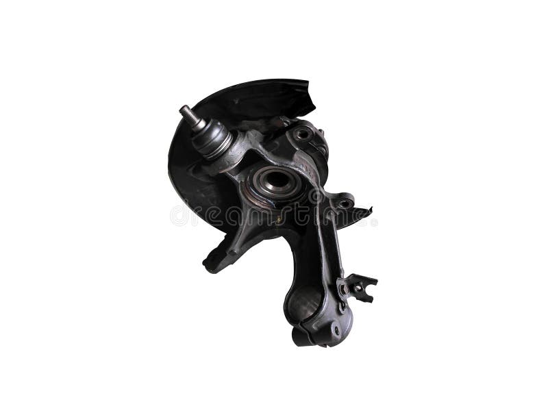 Steering Knuckle or Front Hub Carrier Include Clipping Path Stock Photo ...