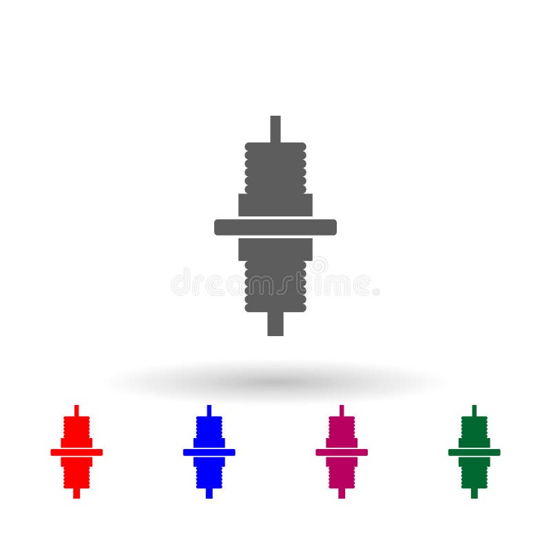Steering Rod of the Car Multi Color Icon. Simple Glyph, Flat Vector of ...