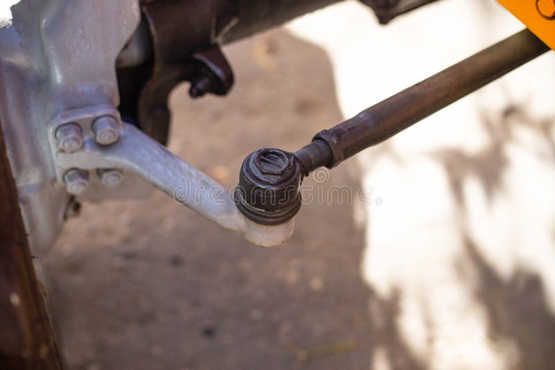 Steering Rod with Steering Tip. Safety Concept, Construction Equipment ...