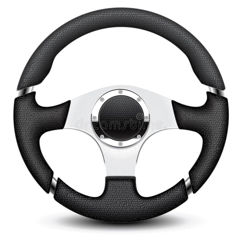 Steering wheel stock vector. Illustration of steering - 21509678