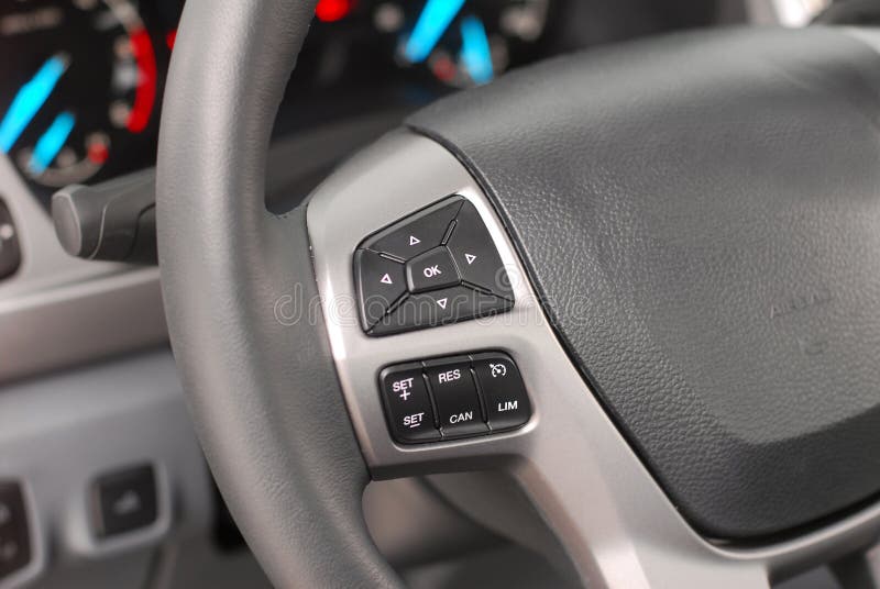 Steering wheel button stock image. Image of abstract - 101968825