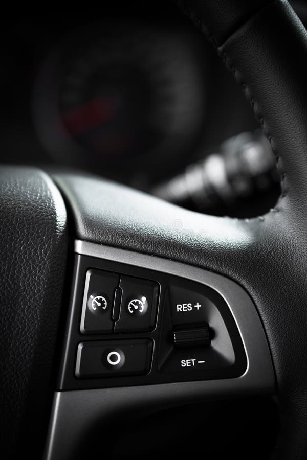 Steering wheel commands stock image. Image of dashboard - 38621761