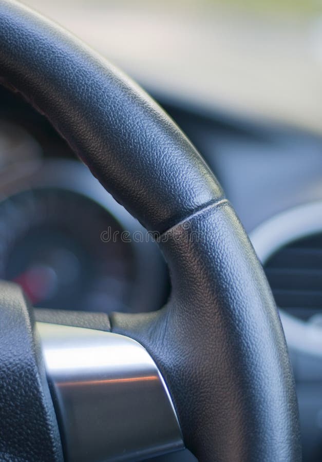 Steering wheel detail stock photo. Image of steering - 21716140