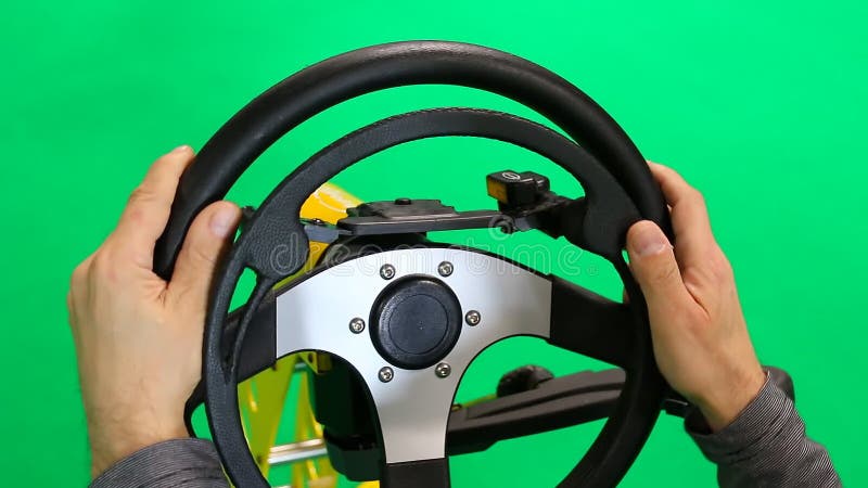 Steering Wheel for Disabled Stock Video - Video of demonstration, drive ...