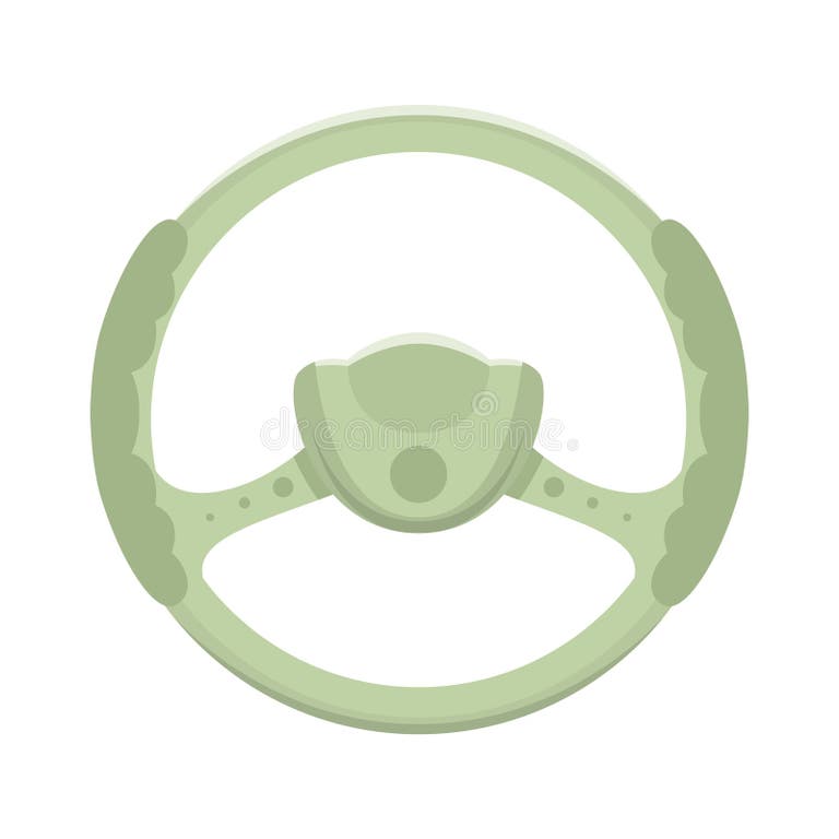 Steering Wheel Icon. Cartoon Steering Wheel Vector Icon for Web Design ...
