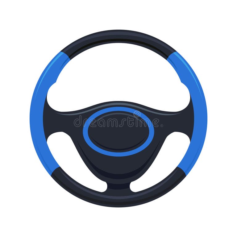 Steering Wheel Icon. Cartoon Steering Wheel Vector Icon for Web Design Stock Illustration ...