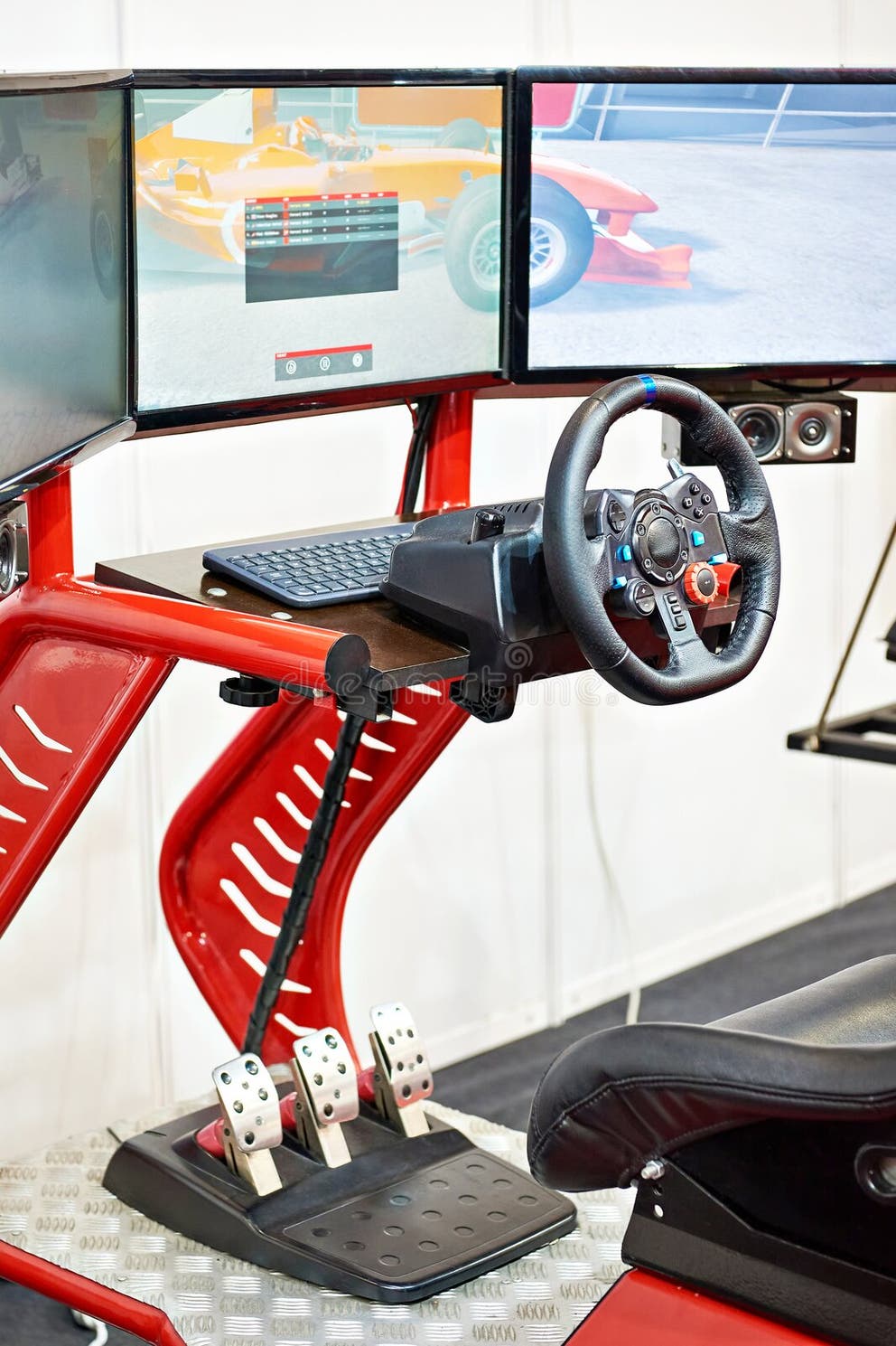 Interactive Computer Racing Simulator Stock Photos - Free & Royalty ...