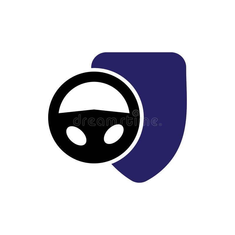 Steering wheel logo vector stock vector. Illustration of style - 174359737