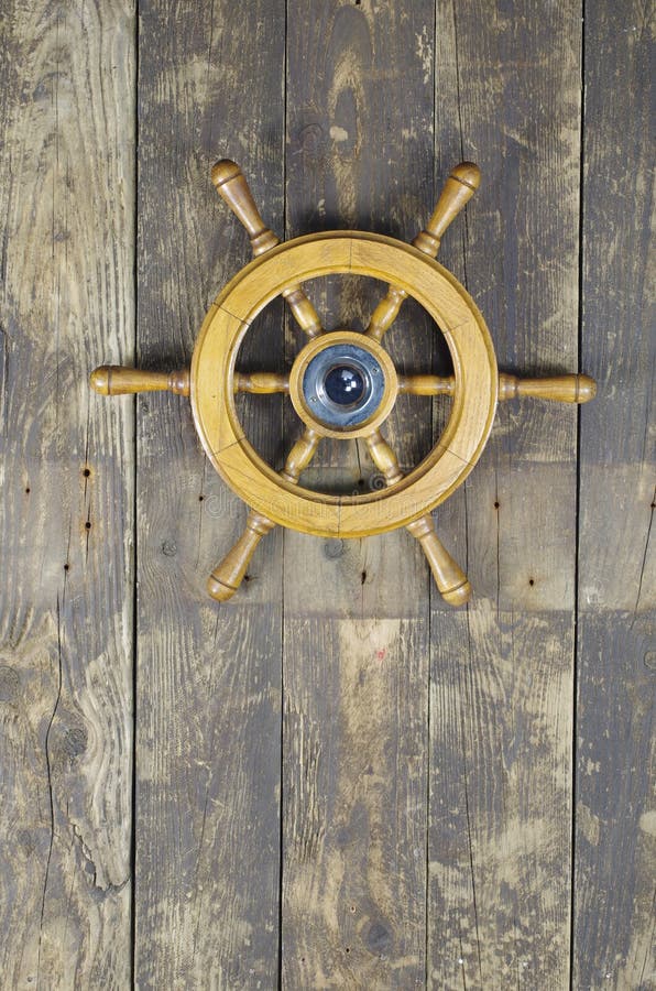 Steering Wheel of Sailing-ship Stock Image - Image of sailer, steering ...