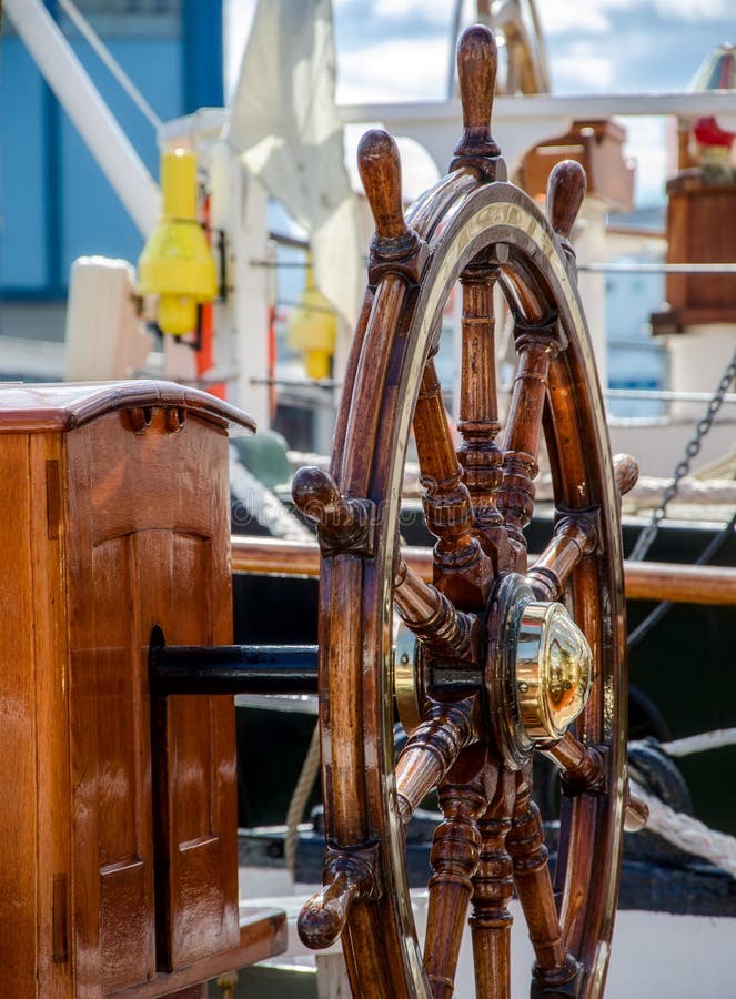 Ship Wheel stock photo. Image of harbor, transportation - 2543574