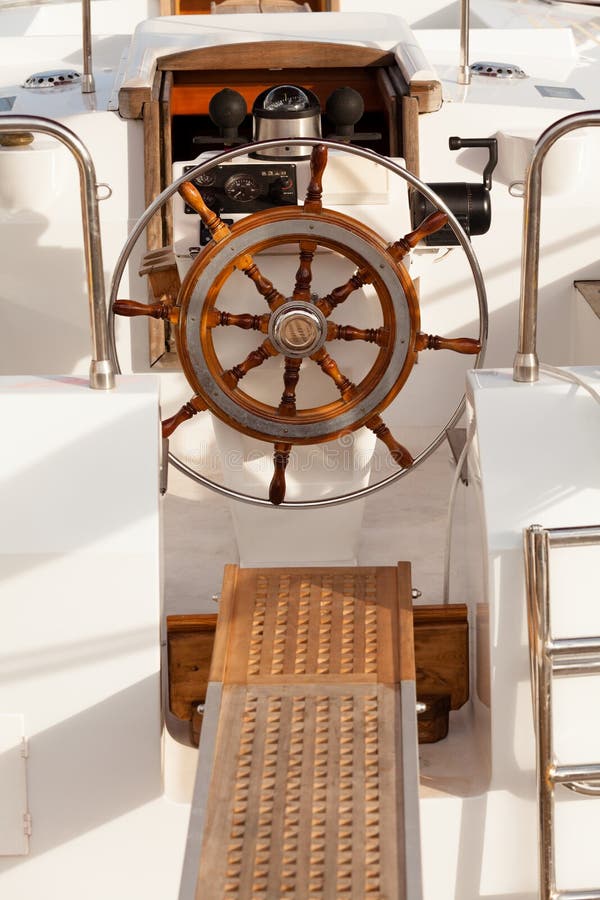 Steering wheel ship stock photo. Image of transport, control - 44727566