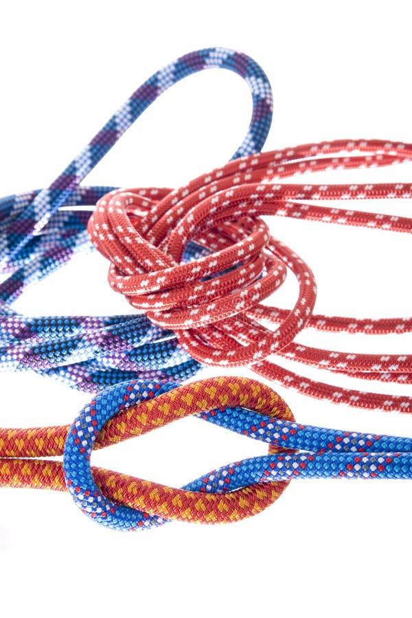 Kletterseile stockfoto. Bild von erholung, bergsteigen - 8657406