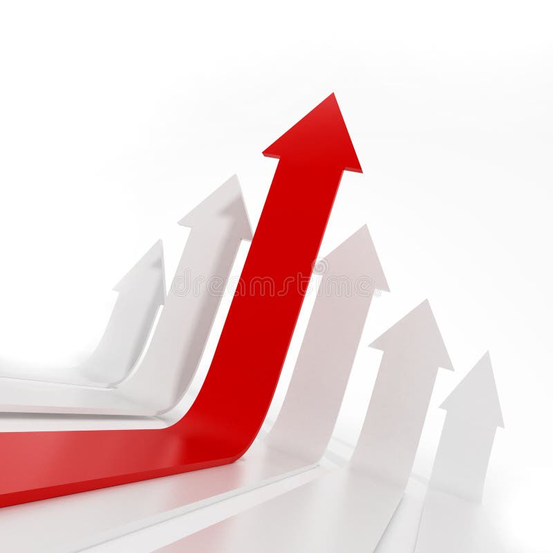 Steigender Roter Pfeil Stock Illustrationen, Vektors, & Klipart – (36 ...