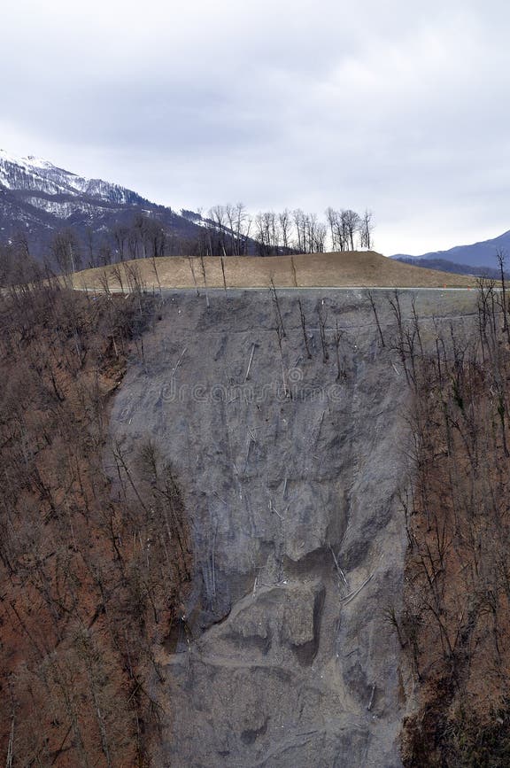 Steile Muur Van Rots in Canion Stock Foto - Image of diep ...