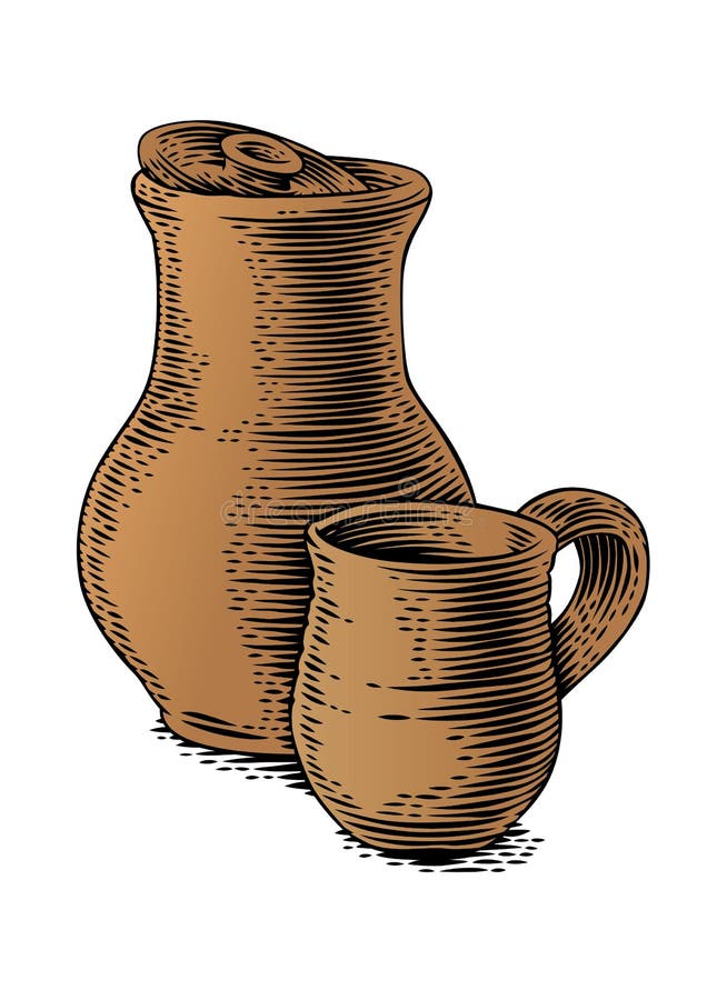Stein and crock stock vector. Illustration of closed - 66525931