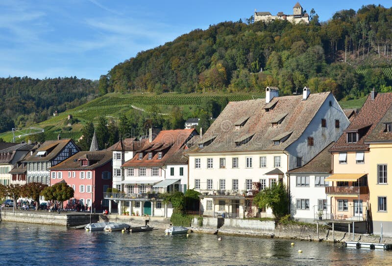 Stein am Rhein, Switzerland Stock Photo - Image of summer, hill: 45795780