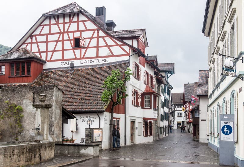 Stein am Rhein Switzerland stock image. Image of facade - 57003257