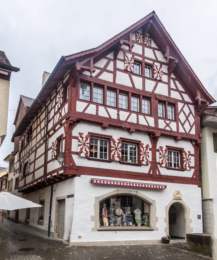 Stein am Rhein Switzerland editorial stock photo. Image of europe ...