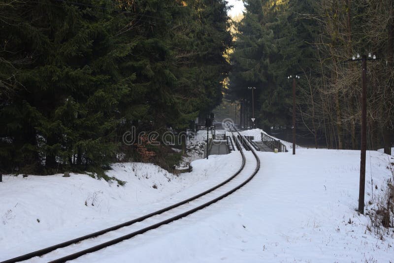 Steinbach, Germany - February 13, 2023: Pressnitzbahn in Winter Ore ...