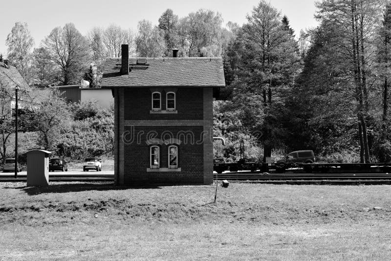 Steinbach, Germany - May 18, 2019: Train Station in Centre of Village ...
