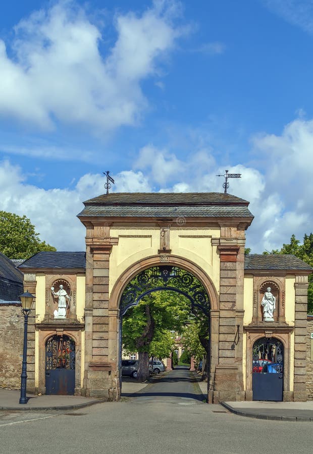 Steinfeld Abbey, Germany stock image. Image of medieval - 103908003